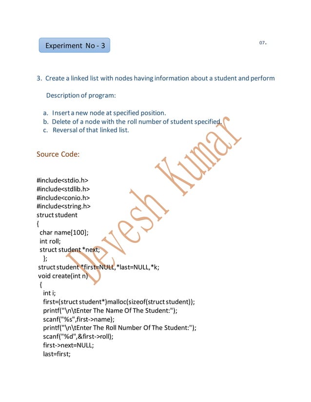 Data Structure Project File | PDF