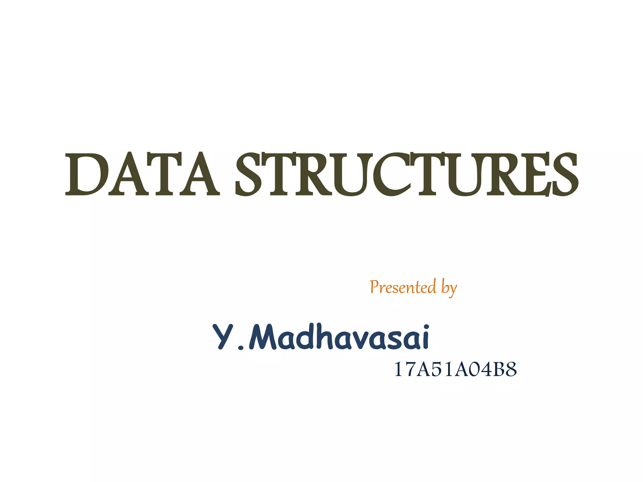 Data structures | PPT