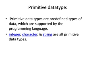 Data structures | PPTX