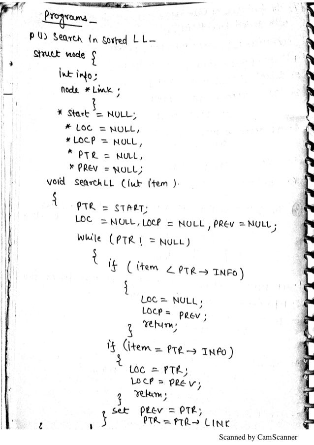 Data structures college notes(LPU)