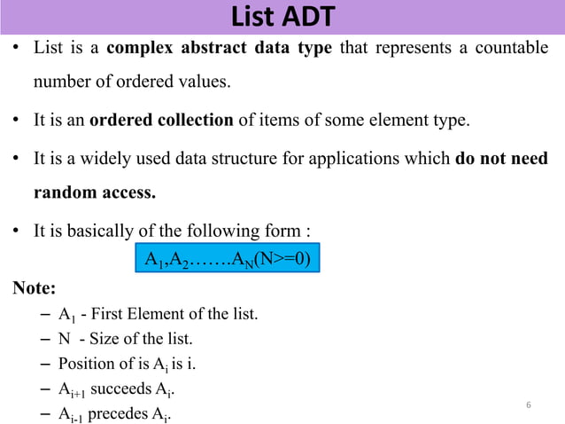Abstract Data Types | PPTX | Computing | Technology & Computing