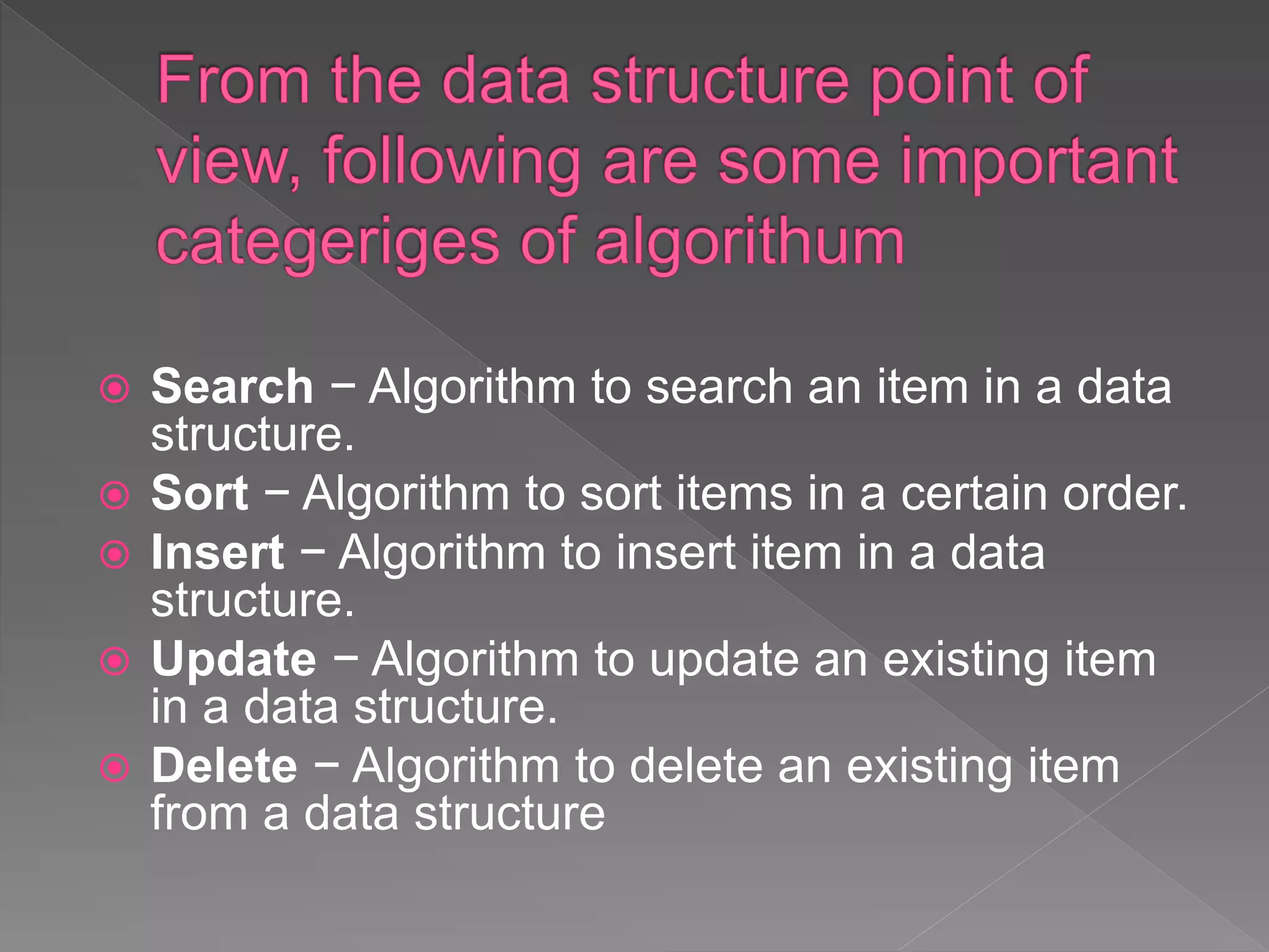 Data structures algorithms basics | PPT Data structures algorithms basics | PPT