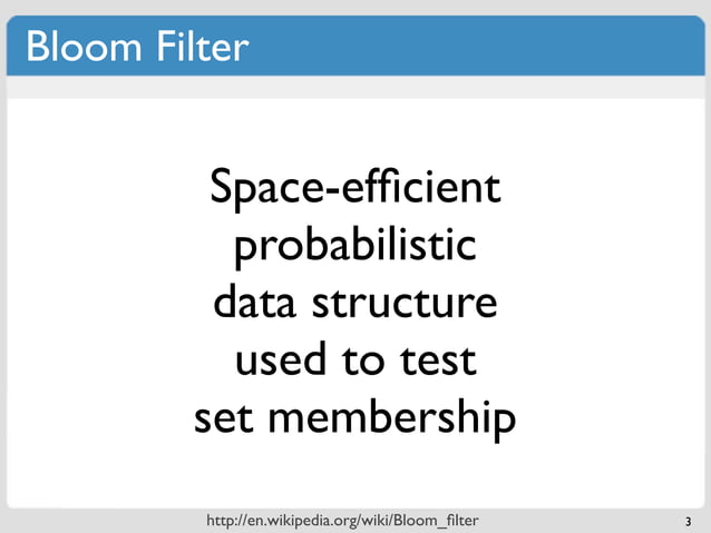 Modern Algorithms and Data Structures - 1. Bloom Filters, Merkle Trees ...