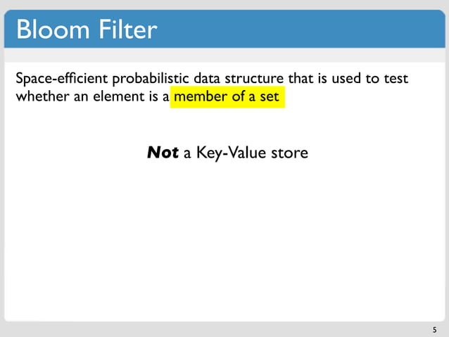 Modern Algorithms and Data Structures - 1. Bloom Filters, Merkle Trees ...