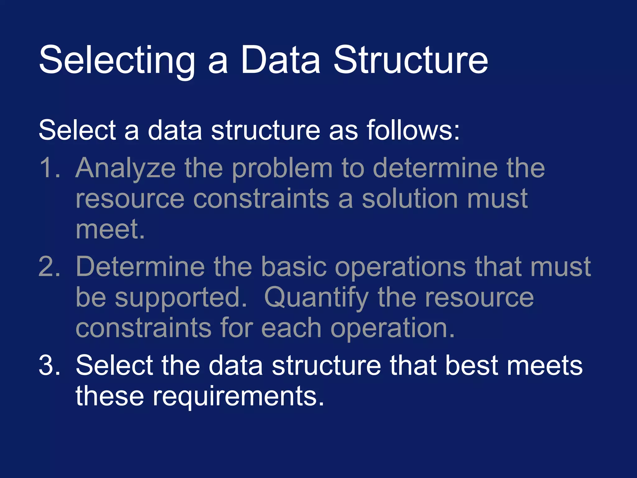 Data structures cs301 power point slides lecture 01 | PPT