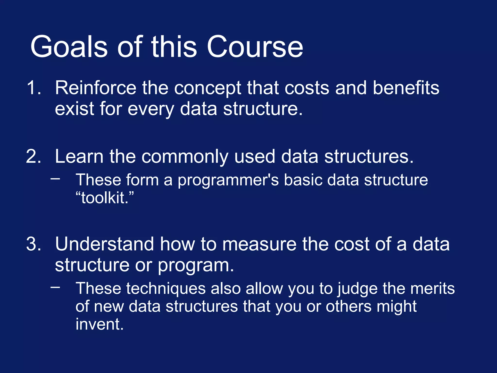 Data Structures Cs301 Power Point Slides Lecture 01 Ppt