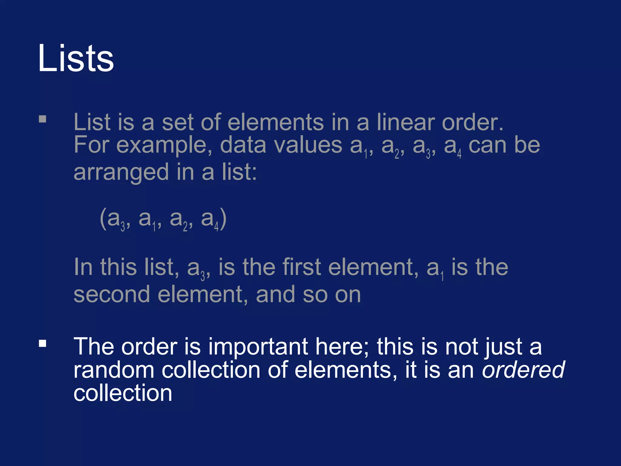 Data structures cs301 power point slides lecture 01 | PPT