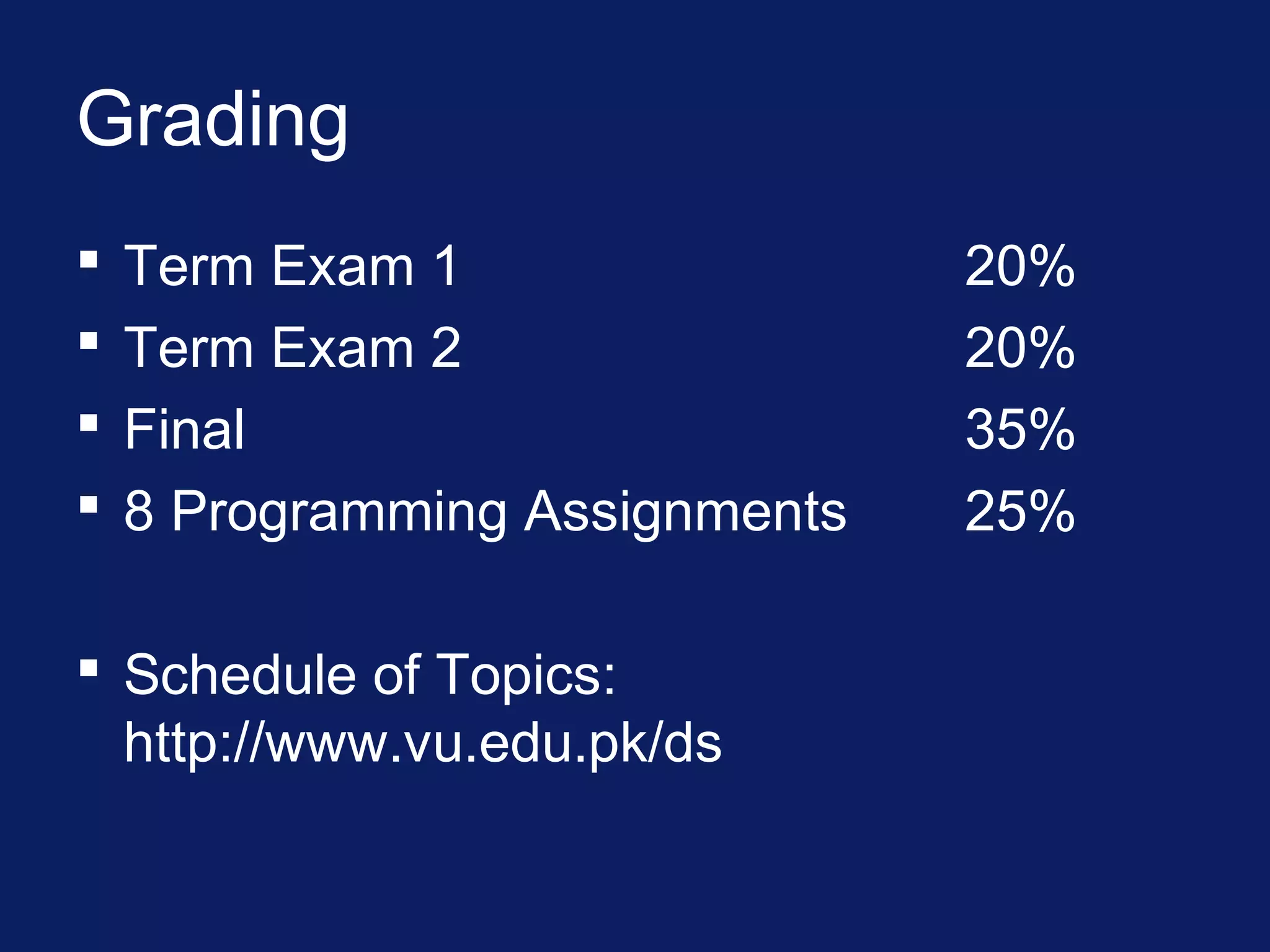Data structures cs301 power point slides lecture 01 | PPT