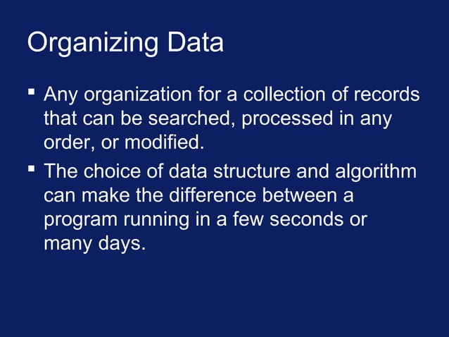 Data structures cs301 power point slides lecture 01 | PPT