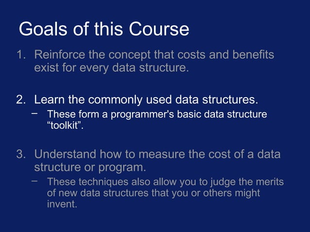 Data structures cs301 power point slides lecture 01 | PPT Data structures cs301 power point slides lecture 01 | PPT
