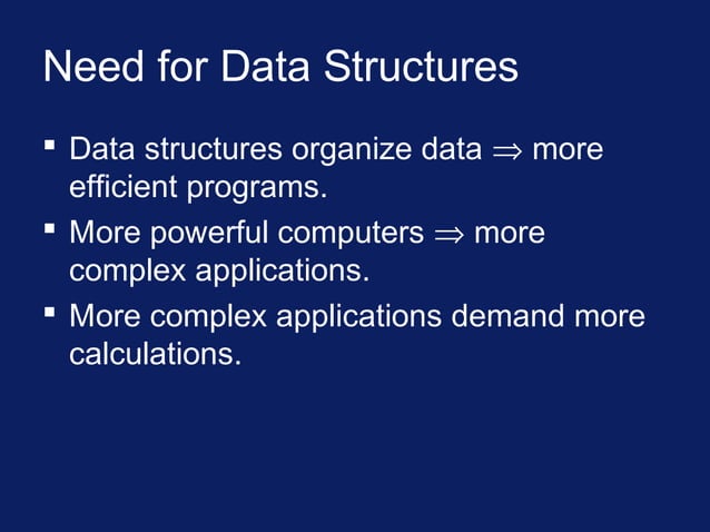 Data Structures Cs301 Power Point Slides Lecture 01 Ppt 0111