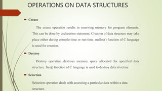 Data structures - Introduction | PPT