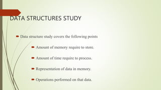 Data structures - Introduction | PPT
