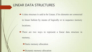 Data structures - Introduction | PPT