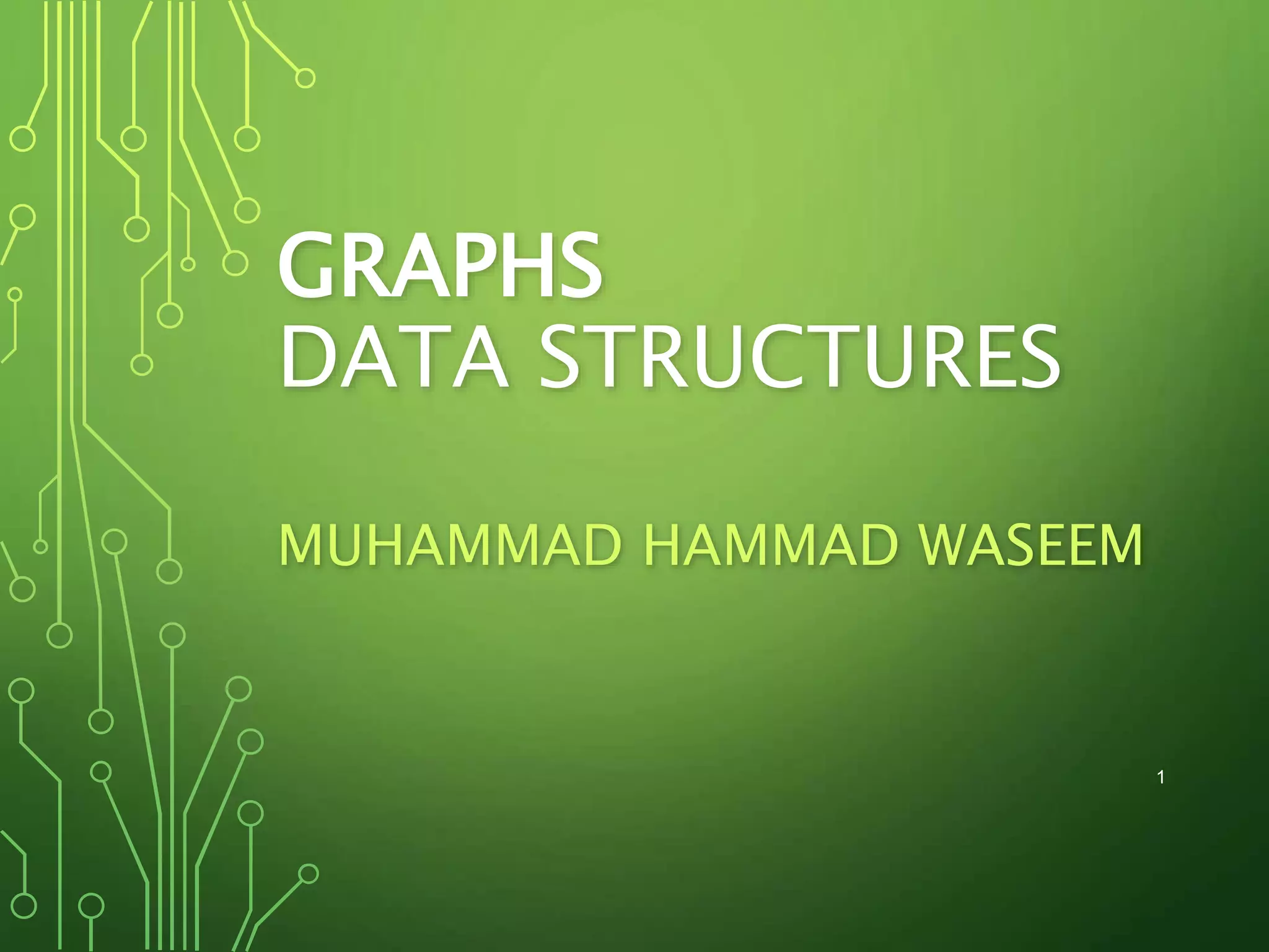 Data Structures Lecture 10 [graphs] Ppt