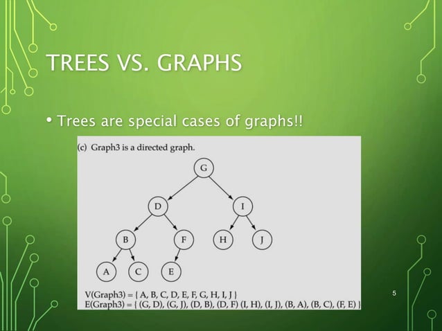 Data Structures - Lecture 10 [Graphs] | PPT
