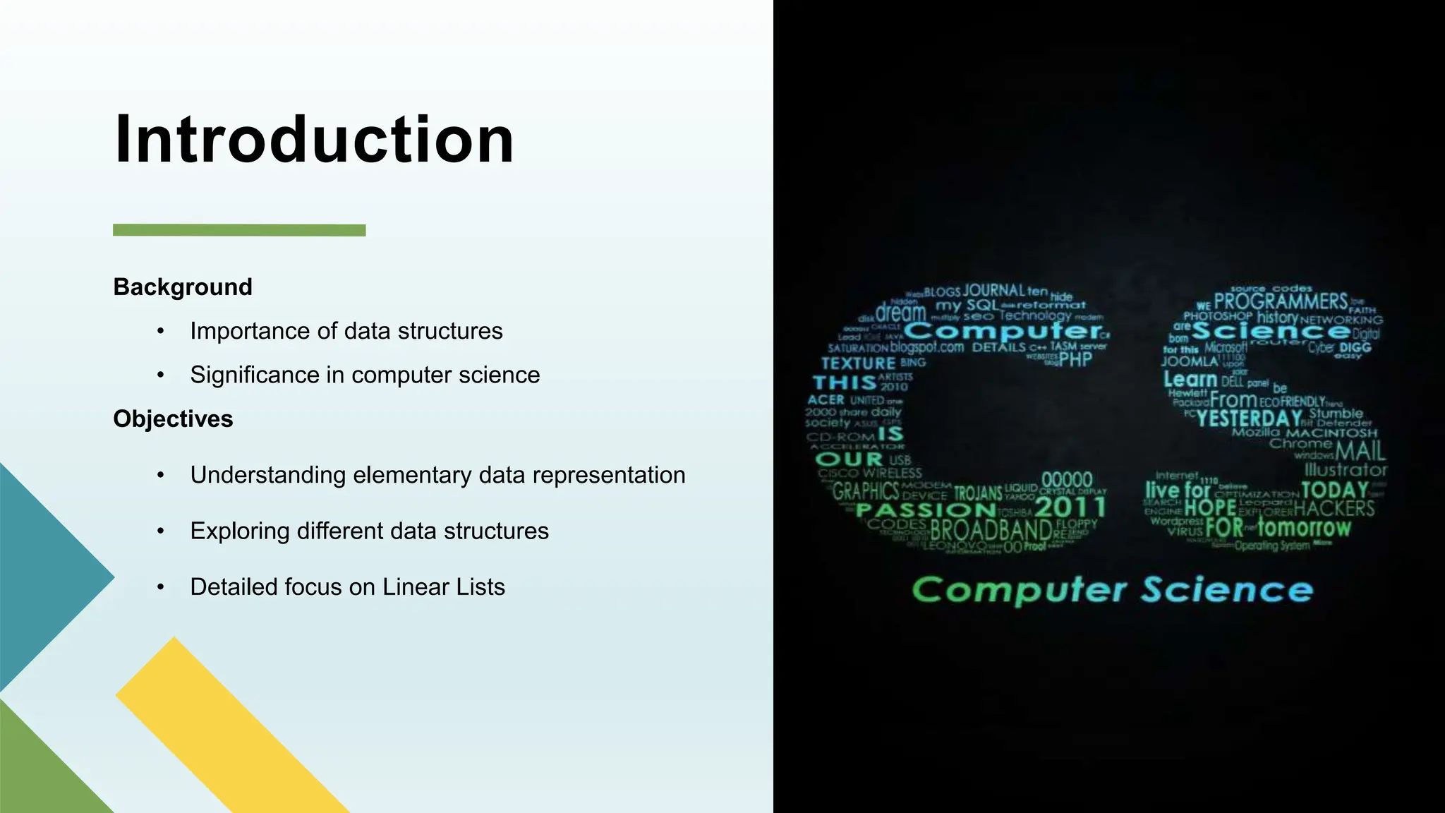 Data Structures - Linear Lists_PPT for Class 12 | PPT Data Structures - Linear Lists_PPT for Class 12 | PPT