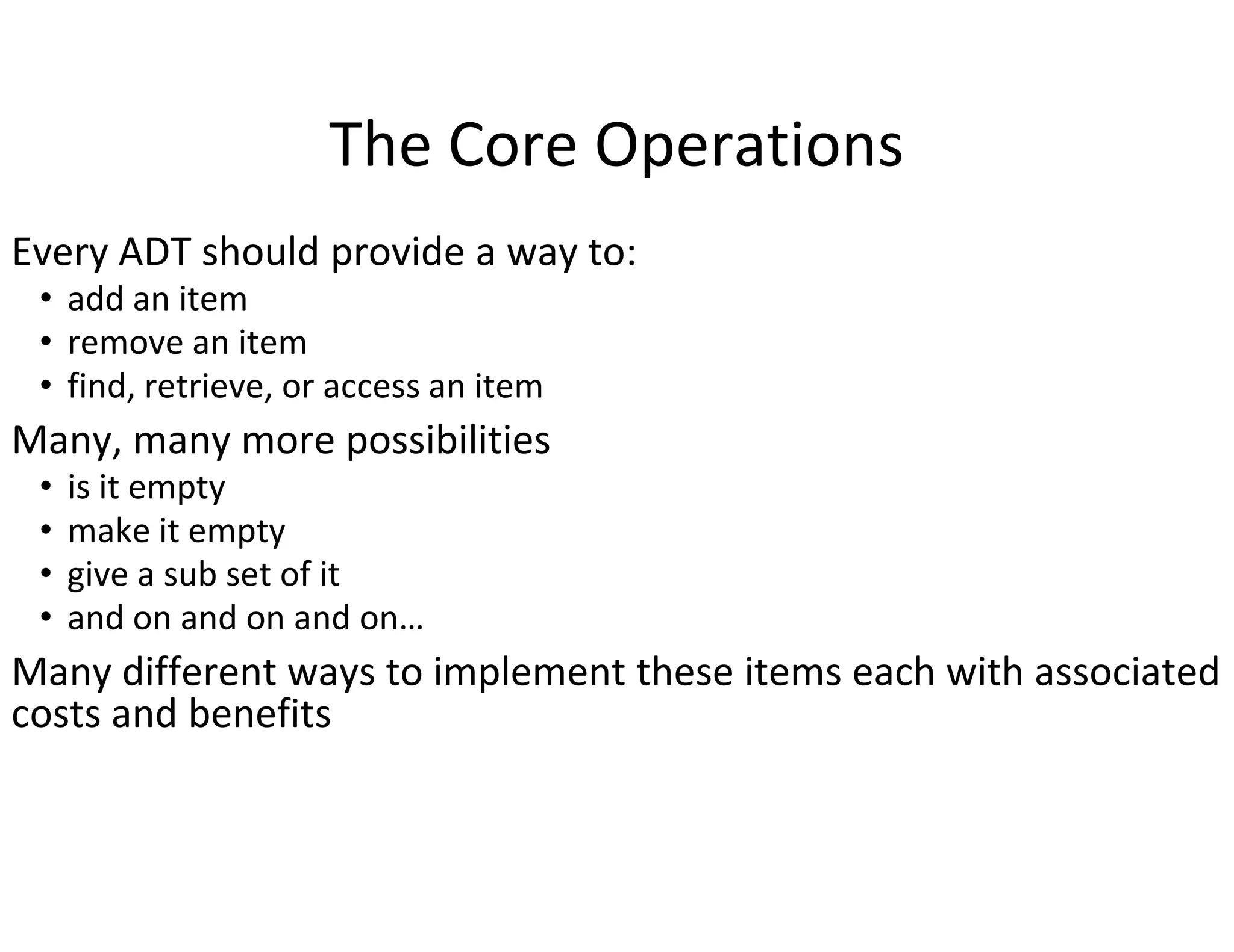 Data structures list | PPT