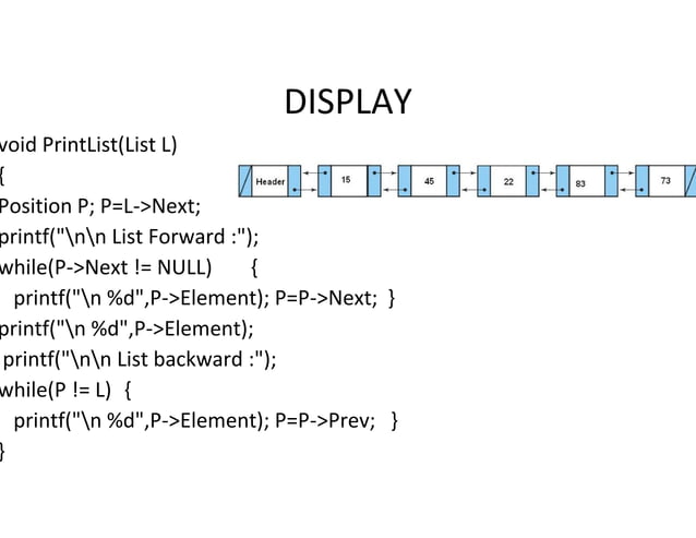 Data structures list | PPT