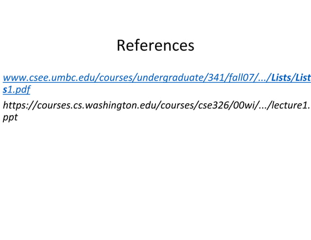 Data structures list | PPT