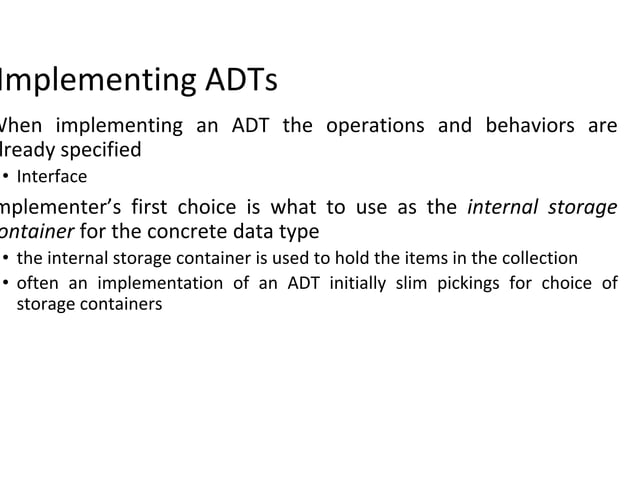 Data structures list | PPT