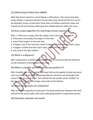 Data structures 1 | PDF