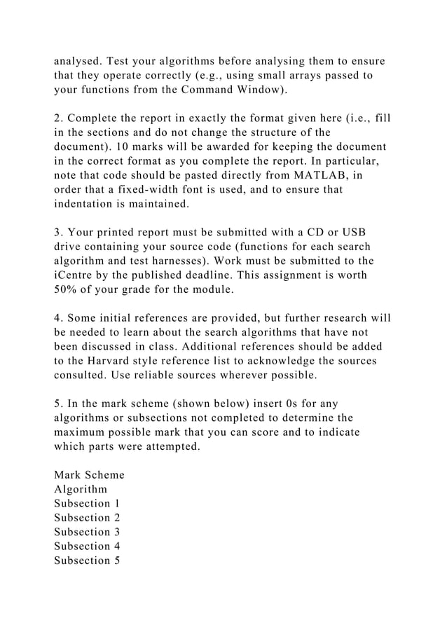 Data Structures & Algorithms Coursework Assignment for Sem.docx