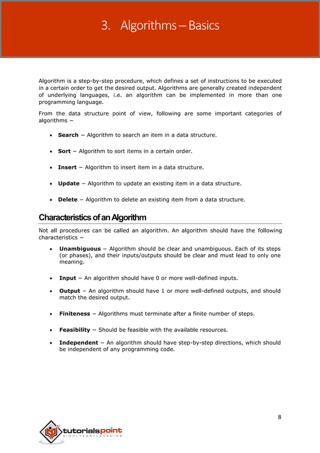 Data structures algorithms_tutorial | PDF Data structures algorithms_tutorial | PDF