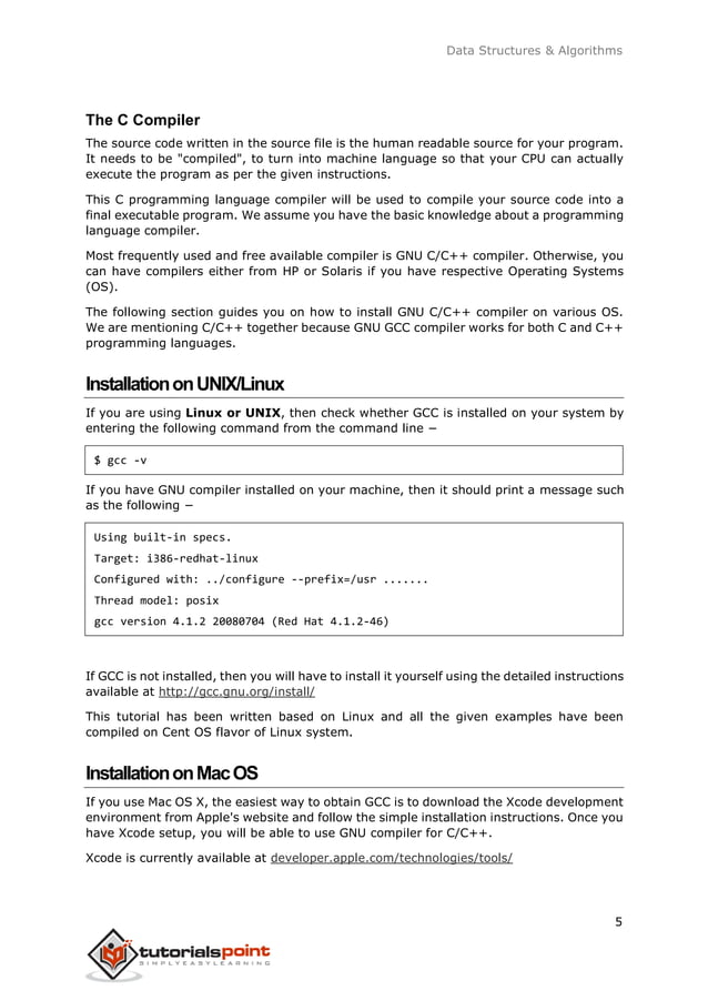 Data Structures Algorithmstutorial Pdf 5435