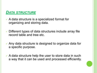 Data structures and algorithm | PPT