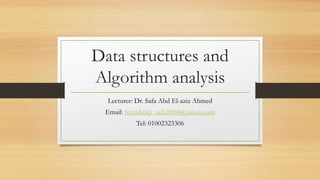 Data structures and Algorithm analysis_Lecture4.pptx
