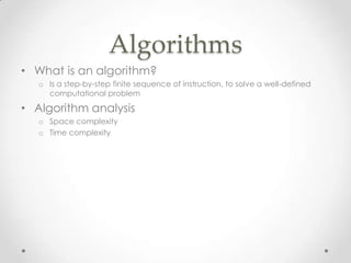 Data structures and algorithms | PPT