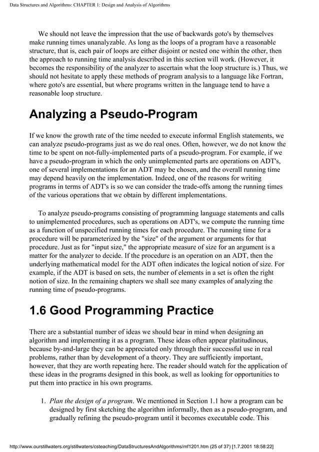 Data structures and algorithms alfred v. aho, john e. hopcroft and jeffrey d. ullman | PDF