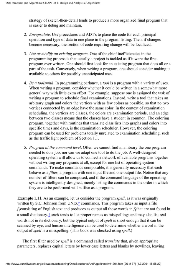 Data structures and algorithms alfred v. aho, john e. hopcroft and jeffrey d. ullman | PDF