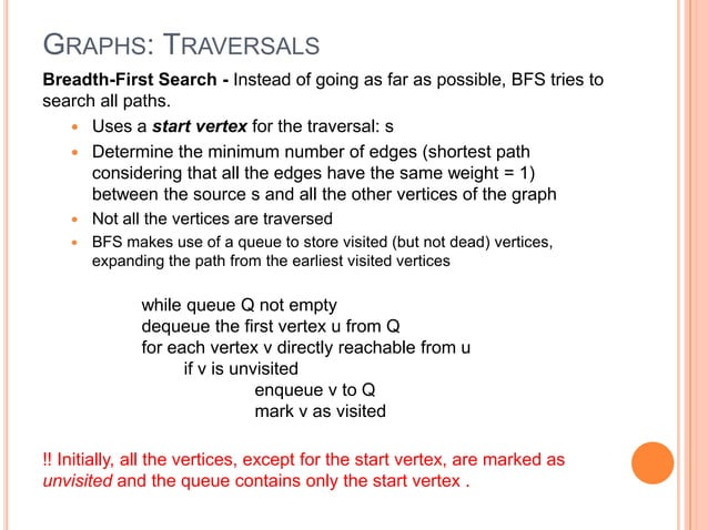Data Structures And Algorithms Lab7 Ppt