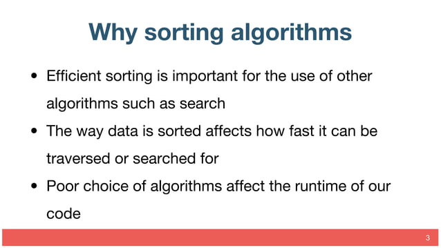 Data structures and algorithms - sorting algorithms | PDF