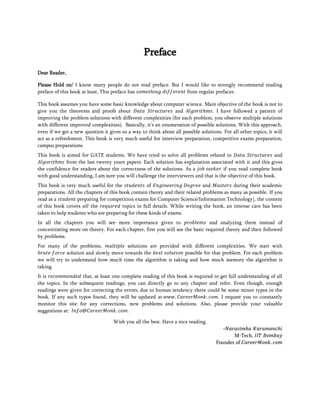 Data Structures and Algorithms For GATE: Solutions to all previous GATE ...