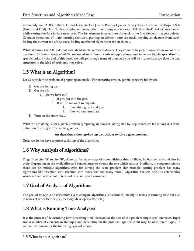 Data structures and algorithms made easy