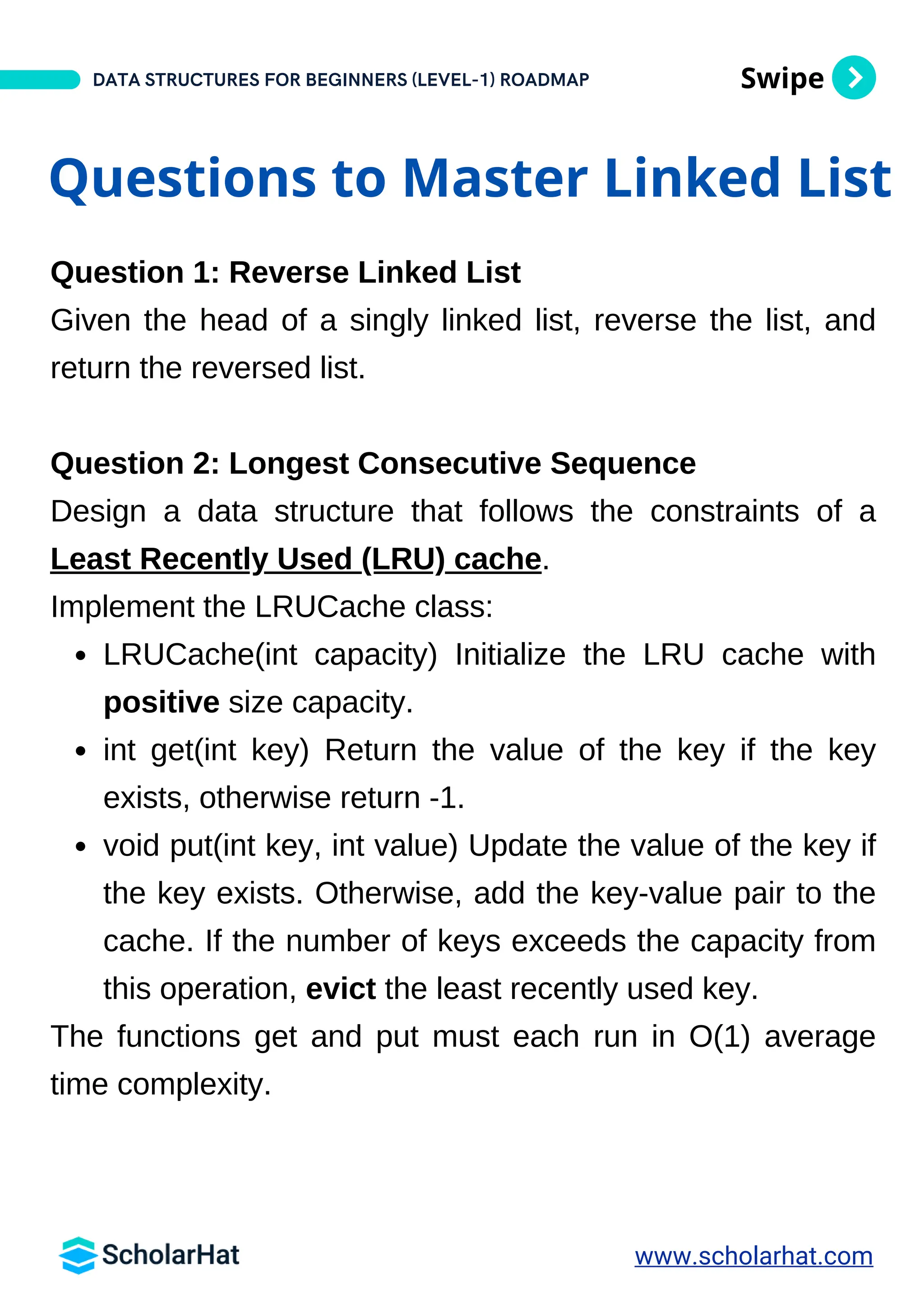 Data Structures And Algorithms Roadmap for Beginners By ScholarHat PDF ...