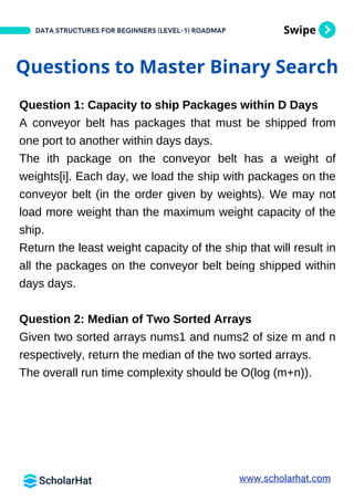 Data Structures And Algorithms Roadmap for Beginners By ScholarHat PDF ...