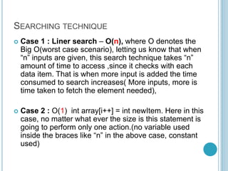 Data structures and Big O notation | PPTX