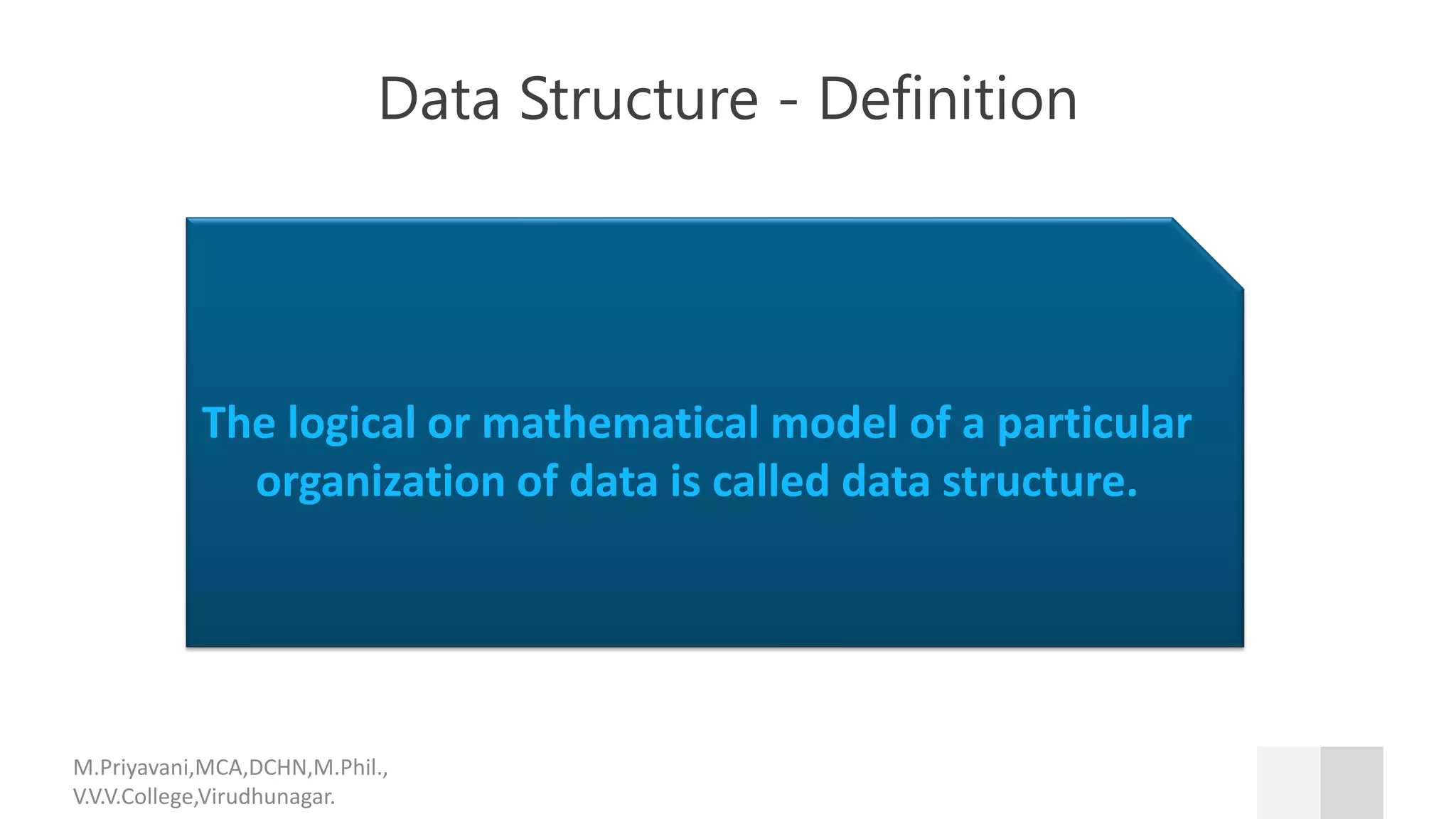 Data structures chapter 1 | PDF