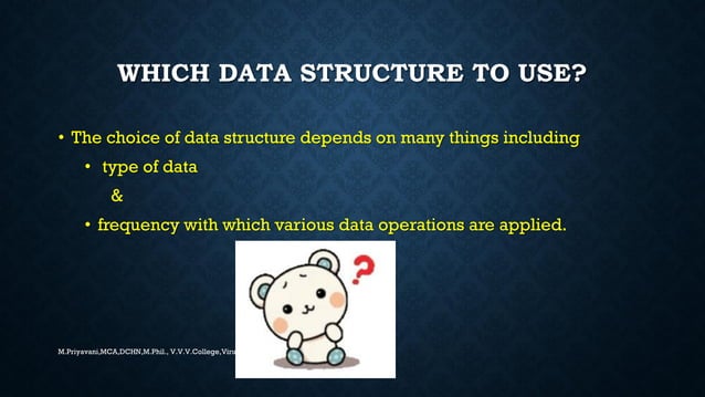 Data structures chapter 1 | PDF