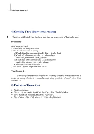 Binary Tree - Algorithms | PDF