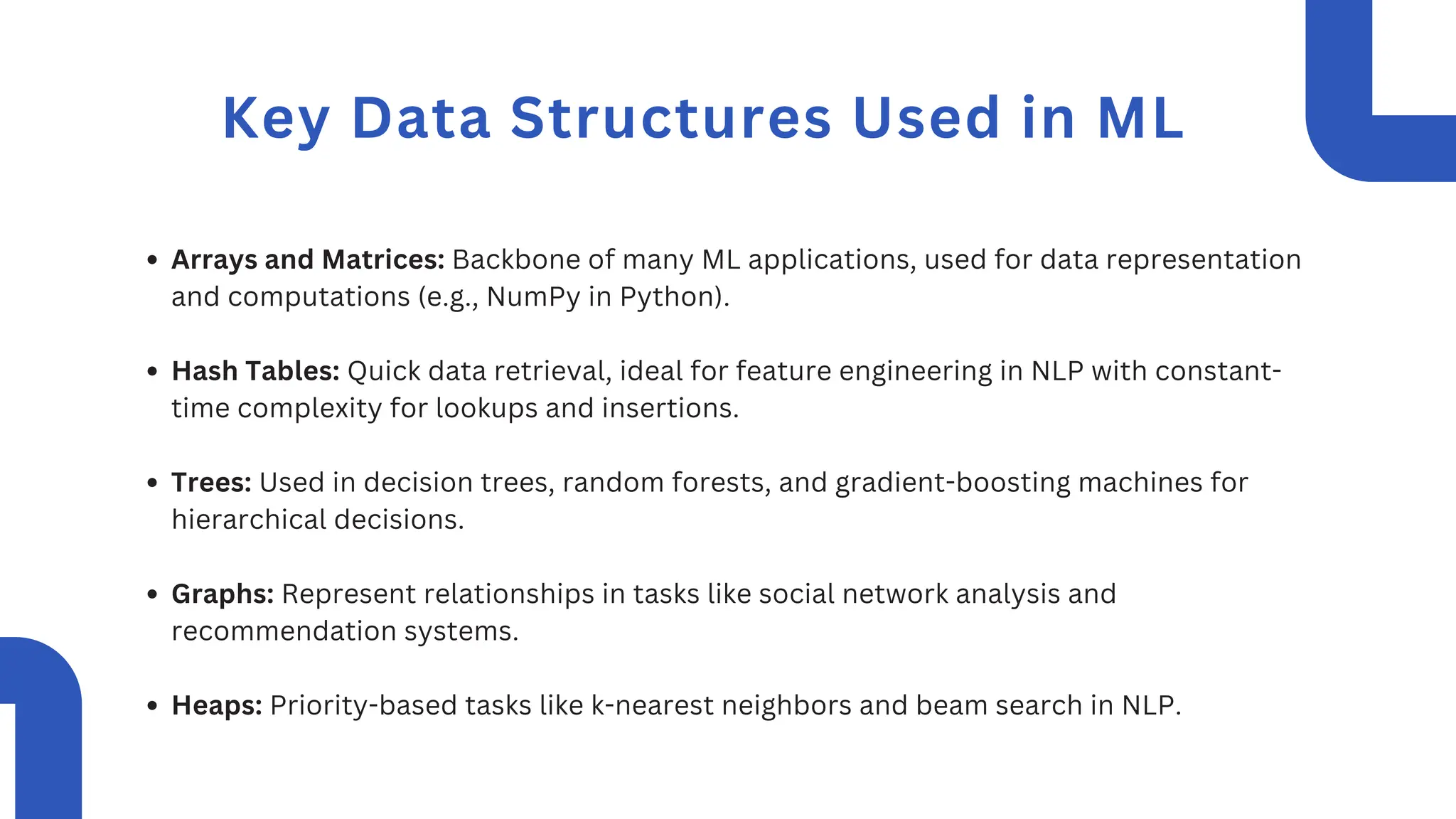 Data Structures for Machine Learning - Hiike | PPT