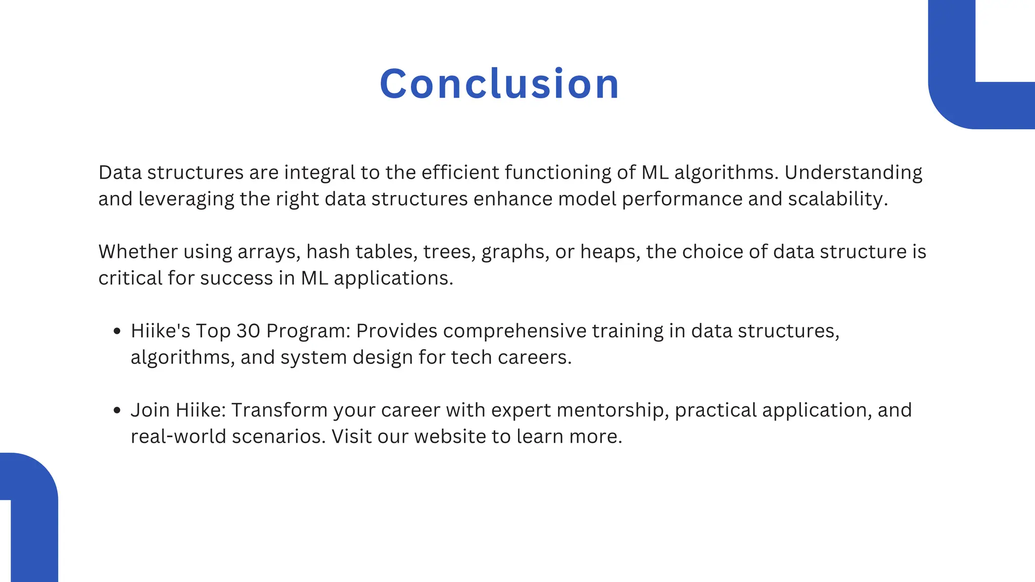 Data Structures for Machine Learning - Hiike | PPT