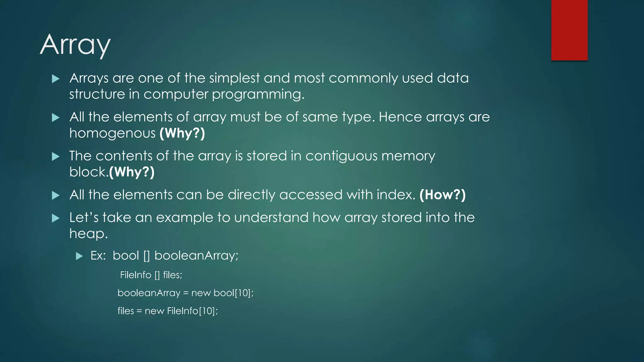 Data structures in c# | PPTX
