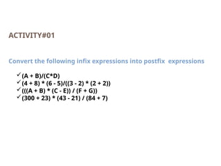 Data structures (Infix, Prefix and Postfix notations).pptx