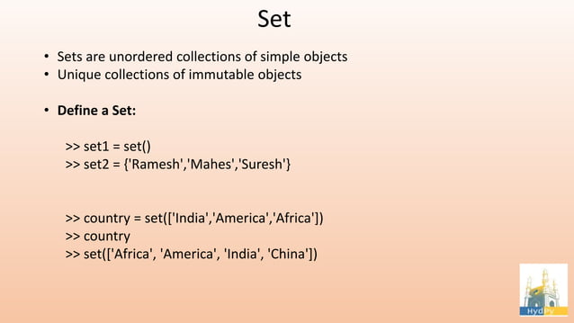 Datastructures In Python Ppt