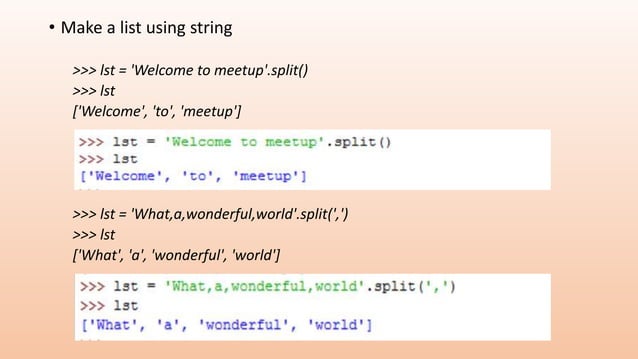 Datastructures In Python Ppt